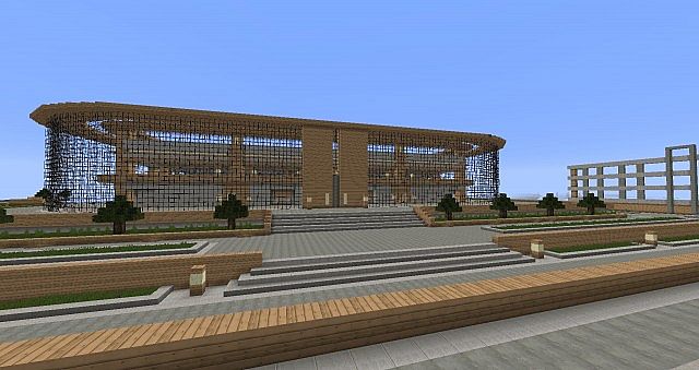 Modern Stadium ( WIP ) Minecraft Map