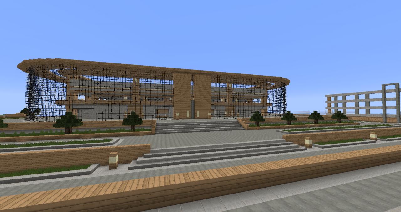 Modern Stadium ( WIP ) Minecraft Map
