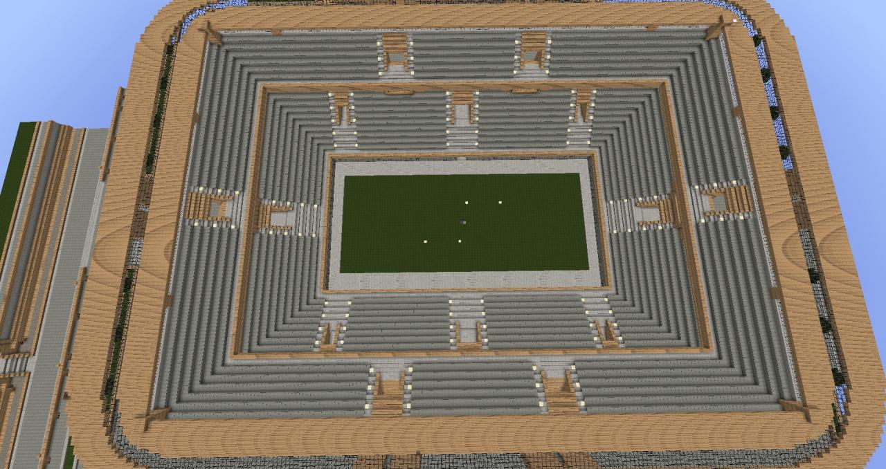 Modern Stadium ( WIP ) Minecraft Map
