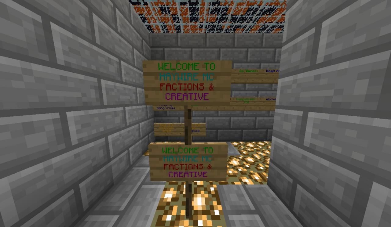 Haywire MC Server! PvP, Factions, Bukkit, Creative! Minecraft Server