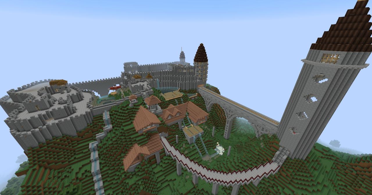 castle project / city Minecraft Map