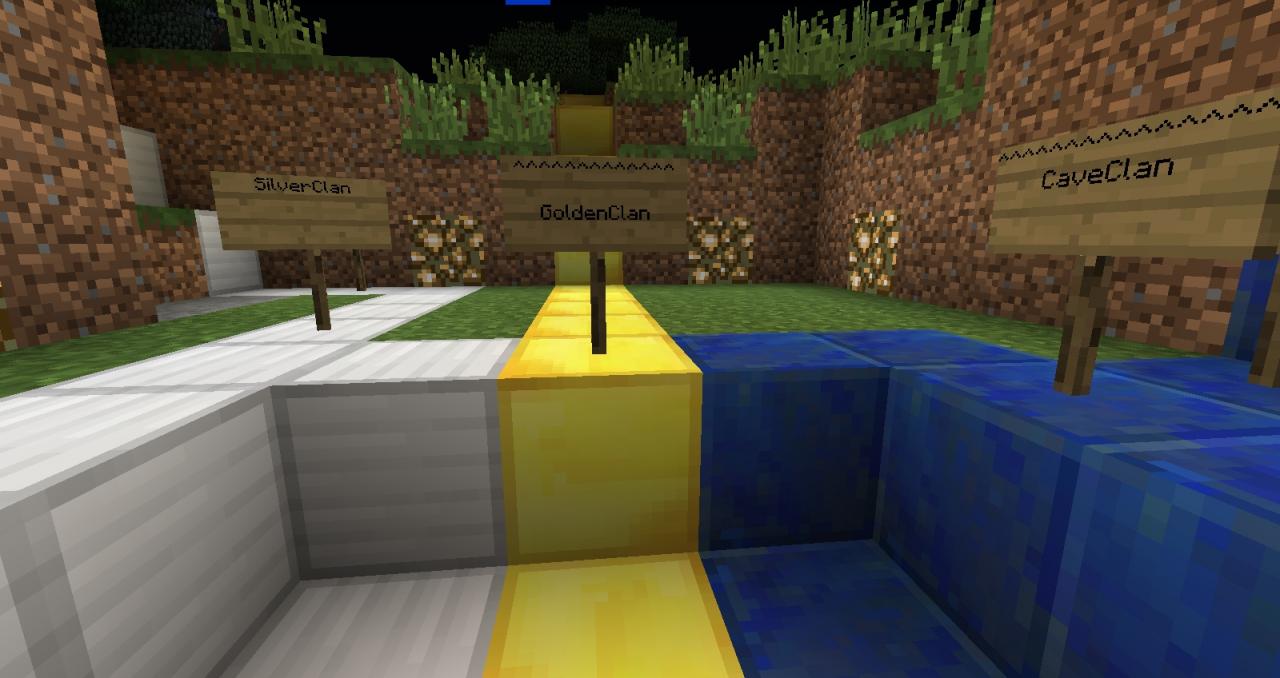 MINECRAFT WARRIORS MAP(With FanClans and original) Minecraft Map