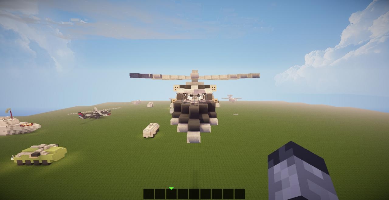 HH-66 PAVEHAWK HELICOPTER Minecraft Map