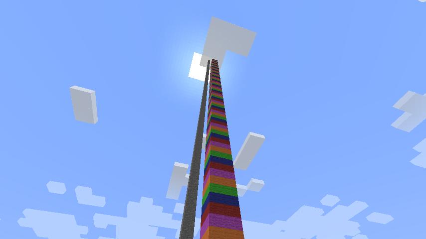 Parkour with Skydive Minecraft Map