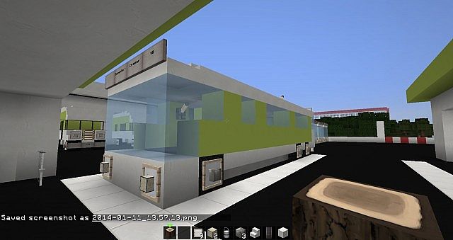 Ultra Modern Build Server: Bus Station Minecraft Map