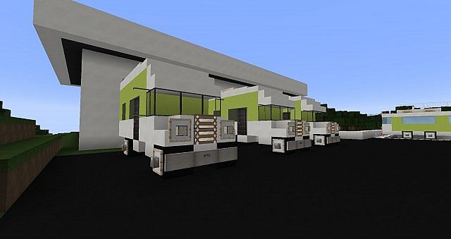 Ultra Modern Build Server: Bus Station Minecraft Map