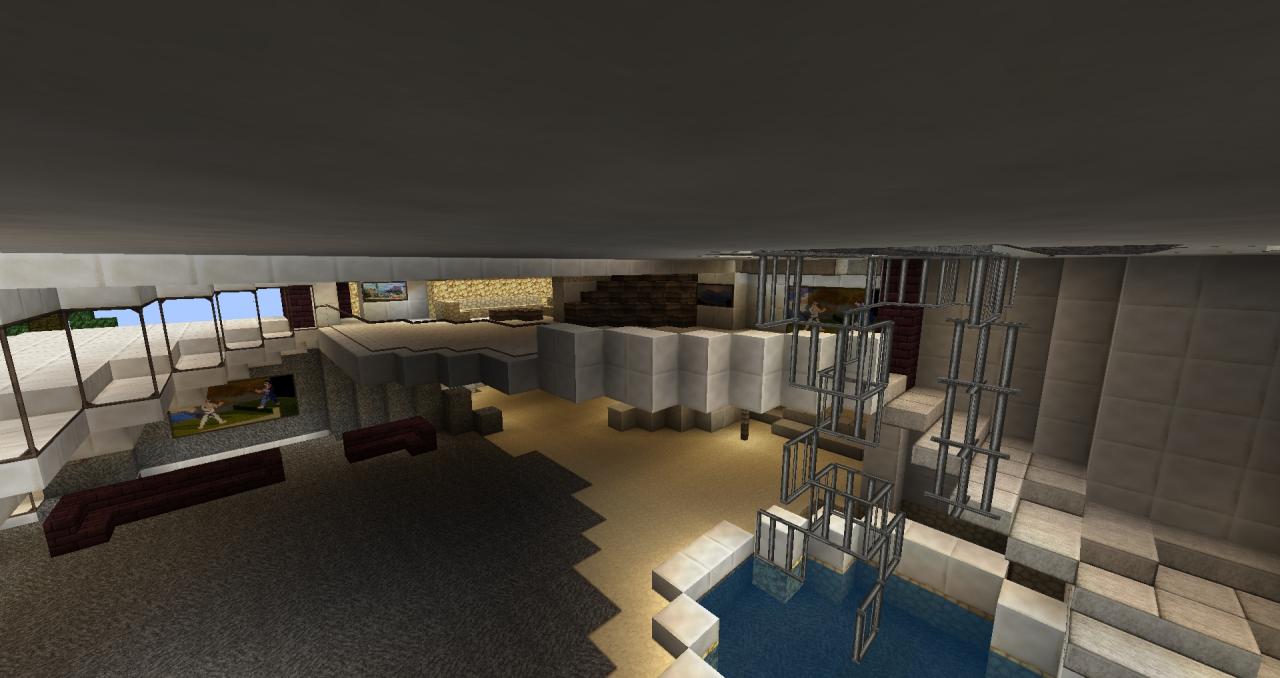 Tony Stark/ iron man's House Minecraft Map
