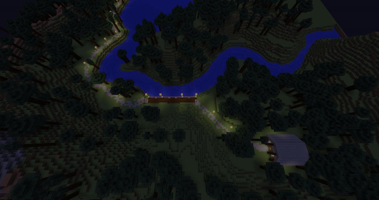 Lake Side Pathway Minecraft Map