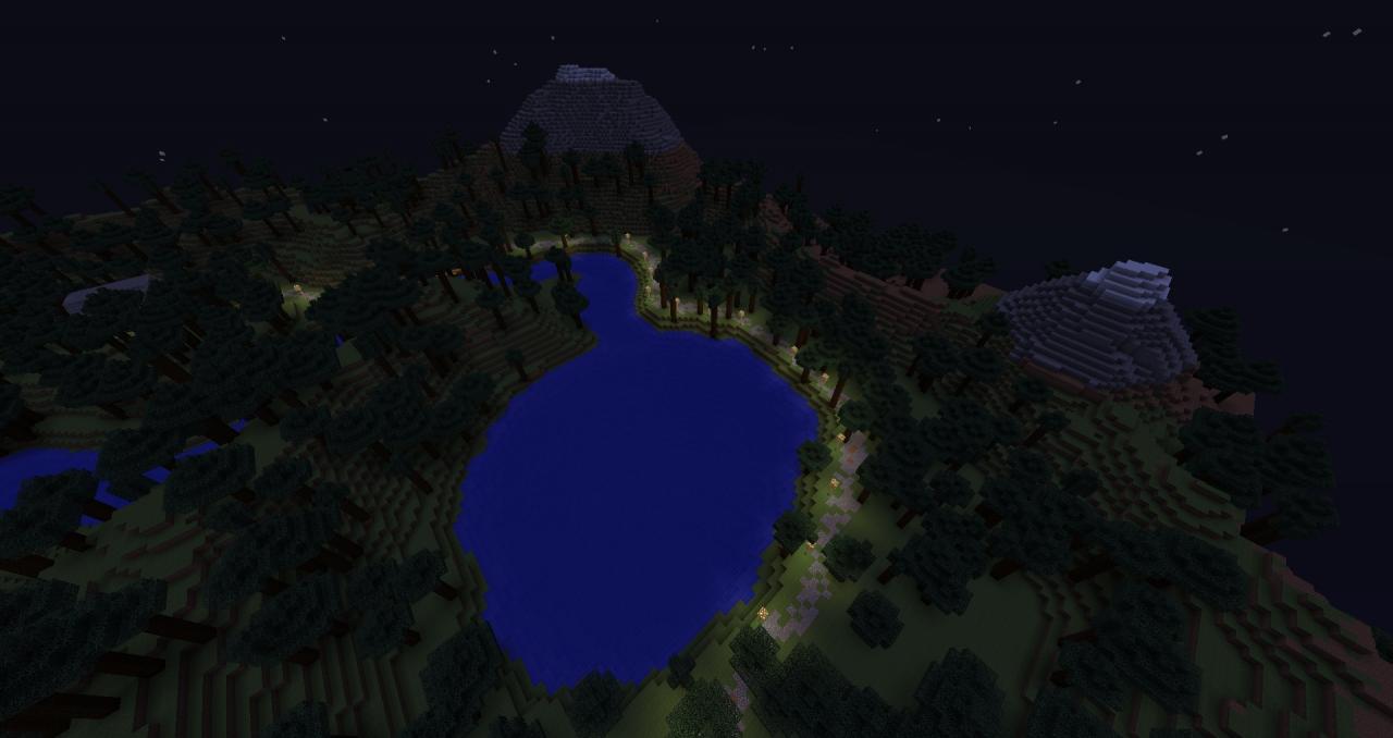 Lake Side Pathway Minecraft Map