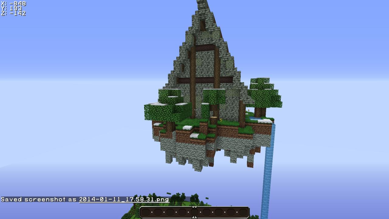 Floating Houses Minecraft Map