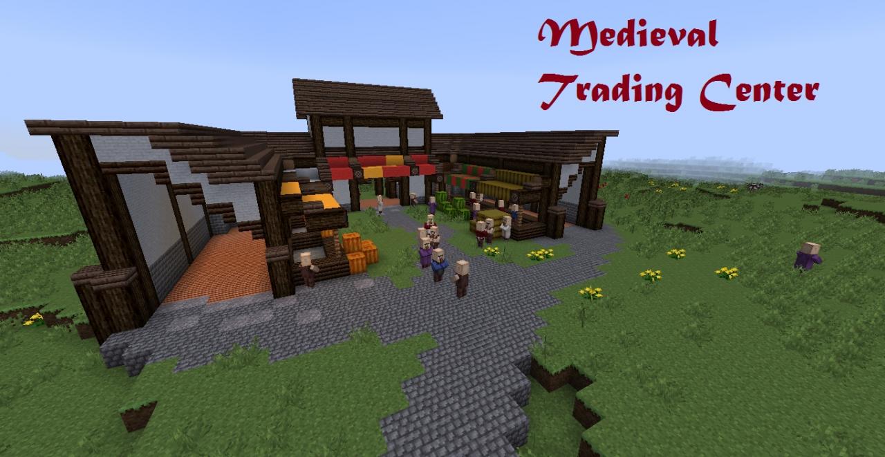Medieval Trading Center Minecraft Map
