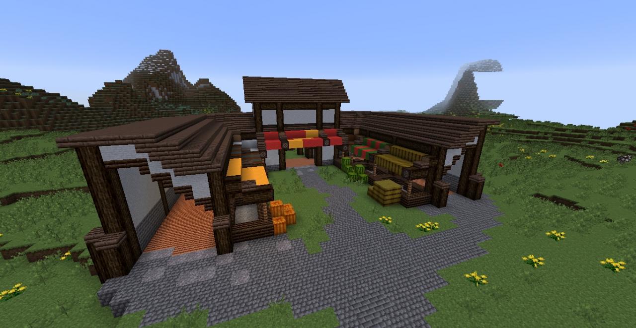 Medieval Trading Center Minecraft Map