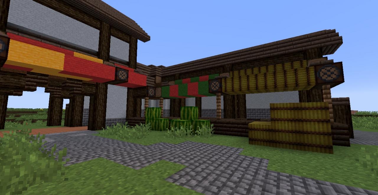 Medieval Trading Center Minecraft Map