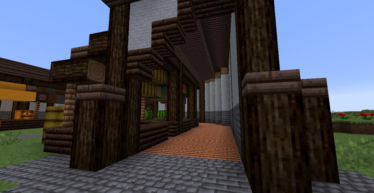 Medieval Trading Center Minecraft Map