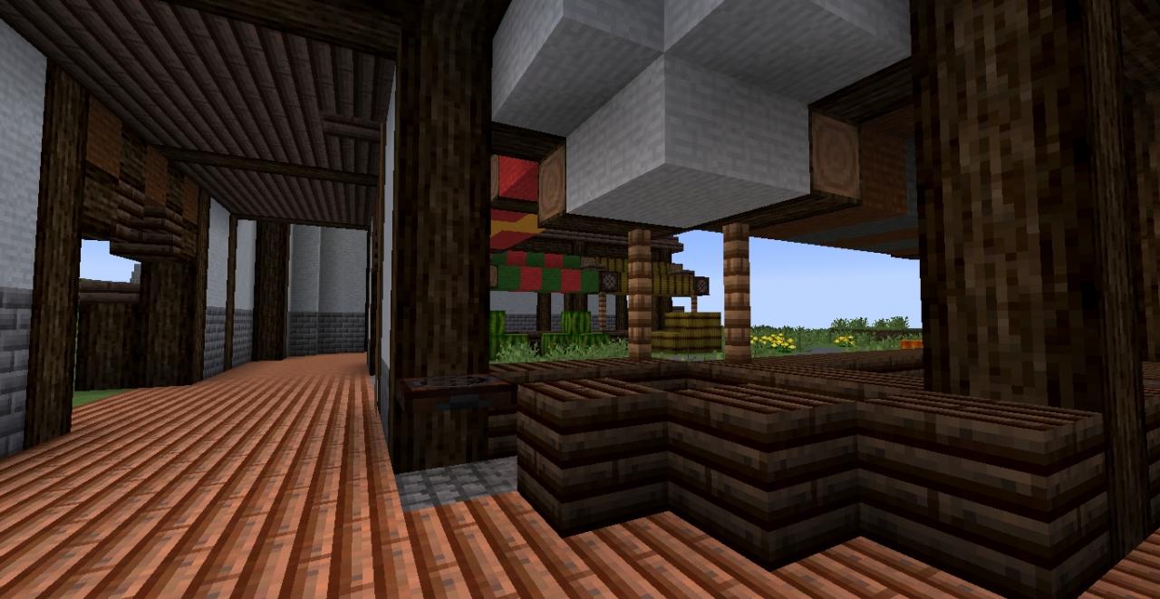 Medieval Trading Center Minecraft Map