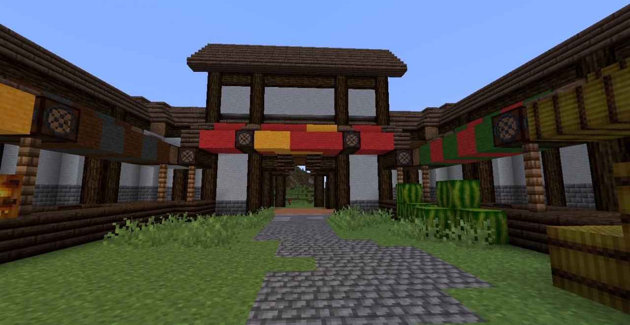 Medieval Trading Center Minecraft Map