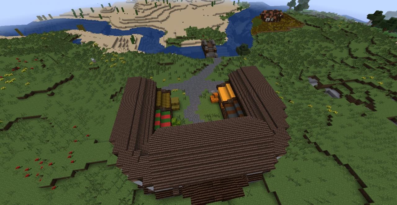 Medieval Trading Center Minecraft Map