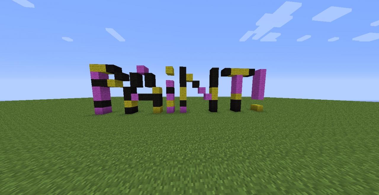 Paint! Minecraft Map