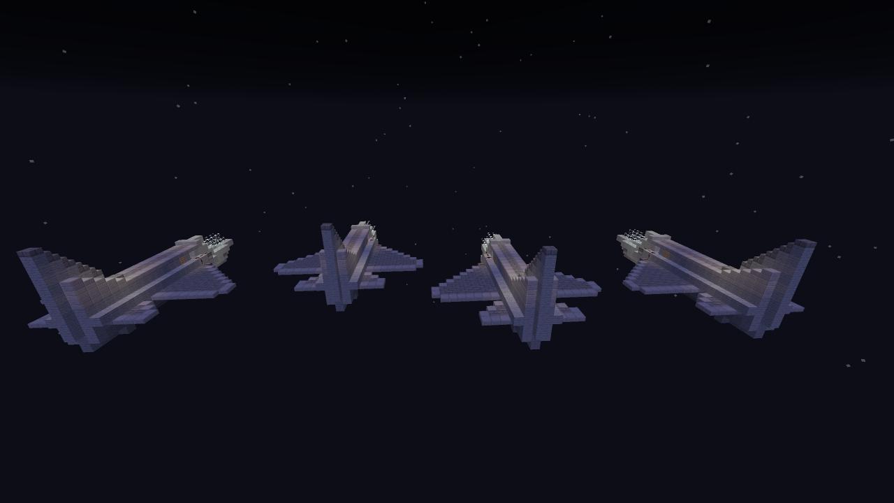 Plane Wars 2: Fleet Attack Minecraft Map