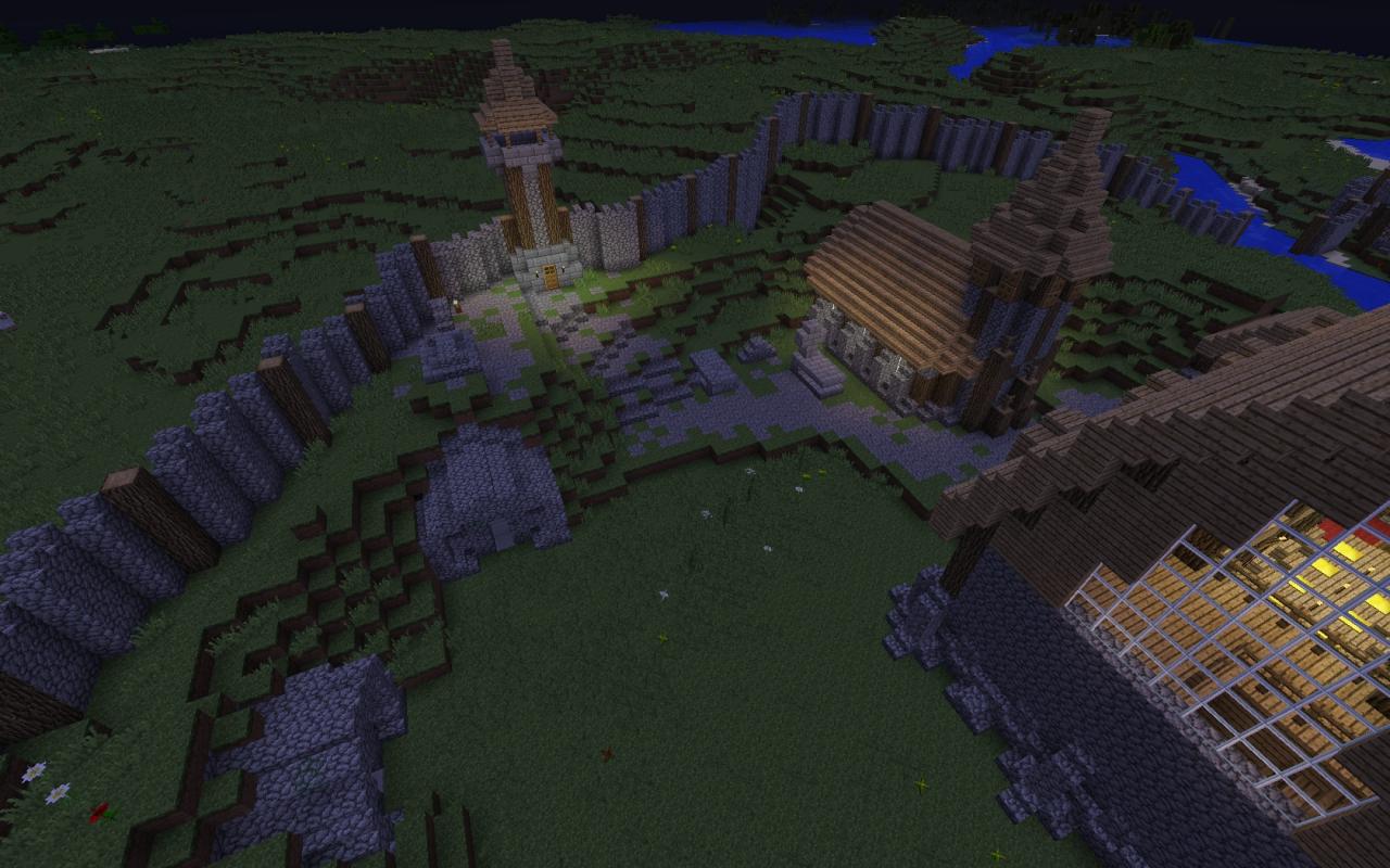 RavenWood-A Small Medieval/Nordic Town Minecraft Map
