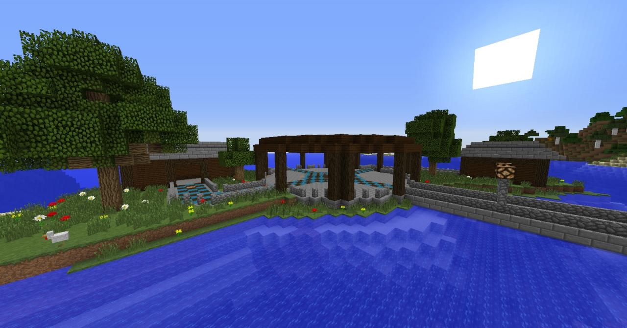 Survival Server Spawn (Great land gen) Minecraft Map