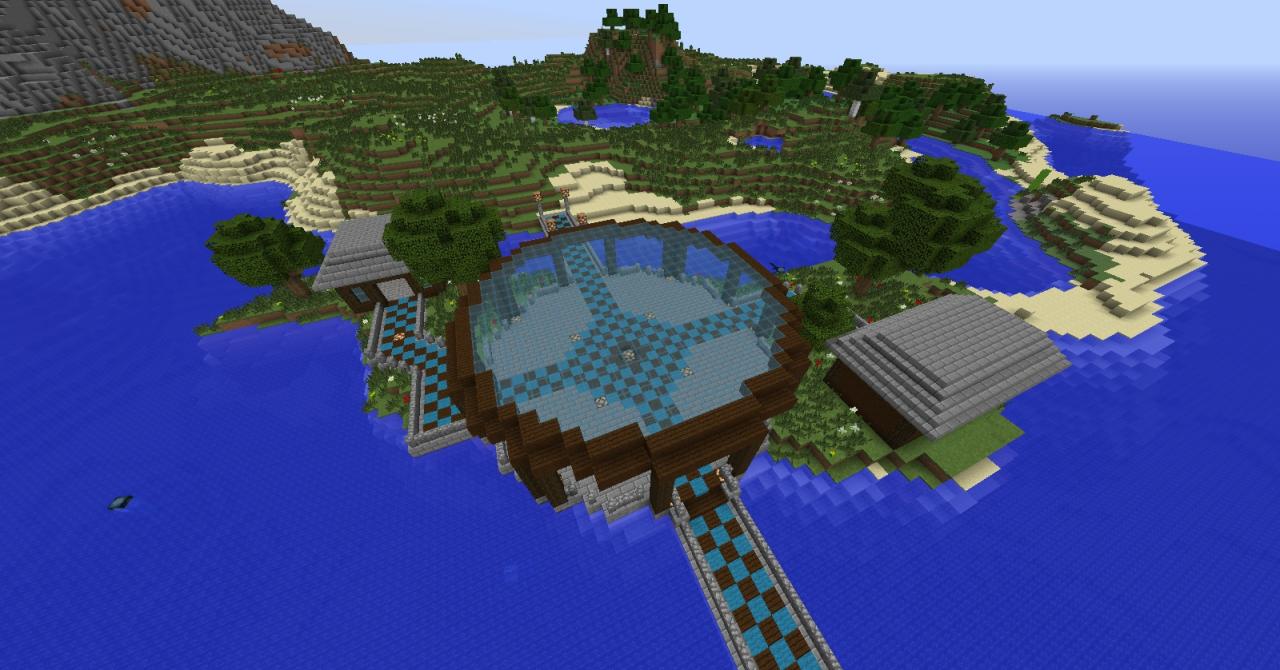 Survival Server Spawn (Great land gen) Minecraft Map