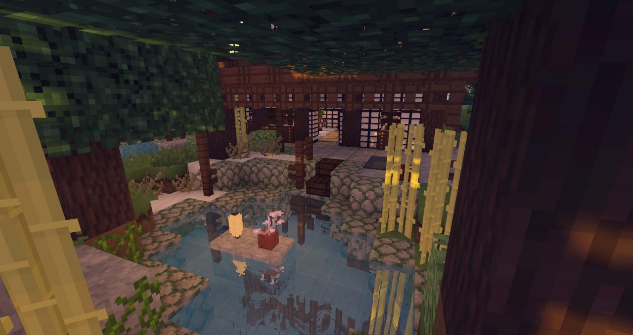 Onsen Ryokan - 温泉 旅館 (Japanese Inn) Minecraft Map