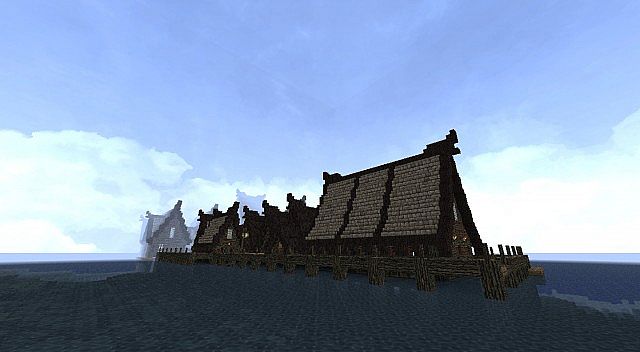 Esgaroth (Lake Town) - Middle Earth Minecraft Map