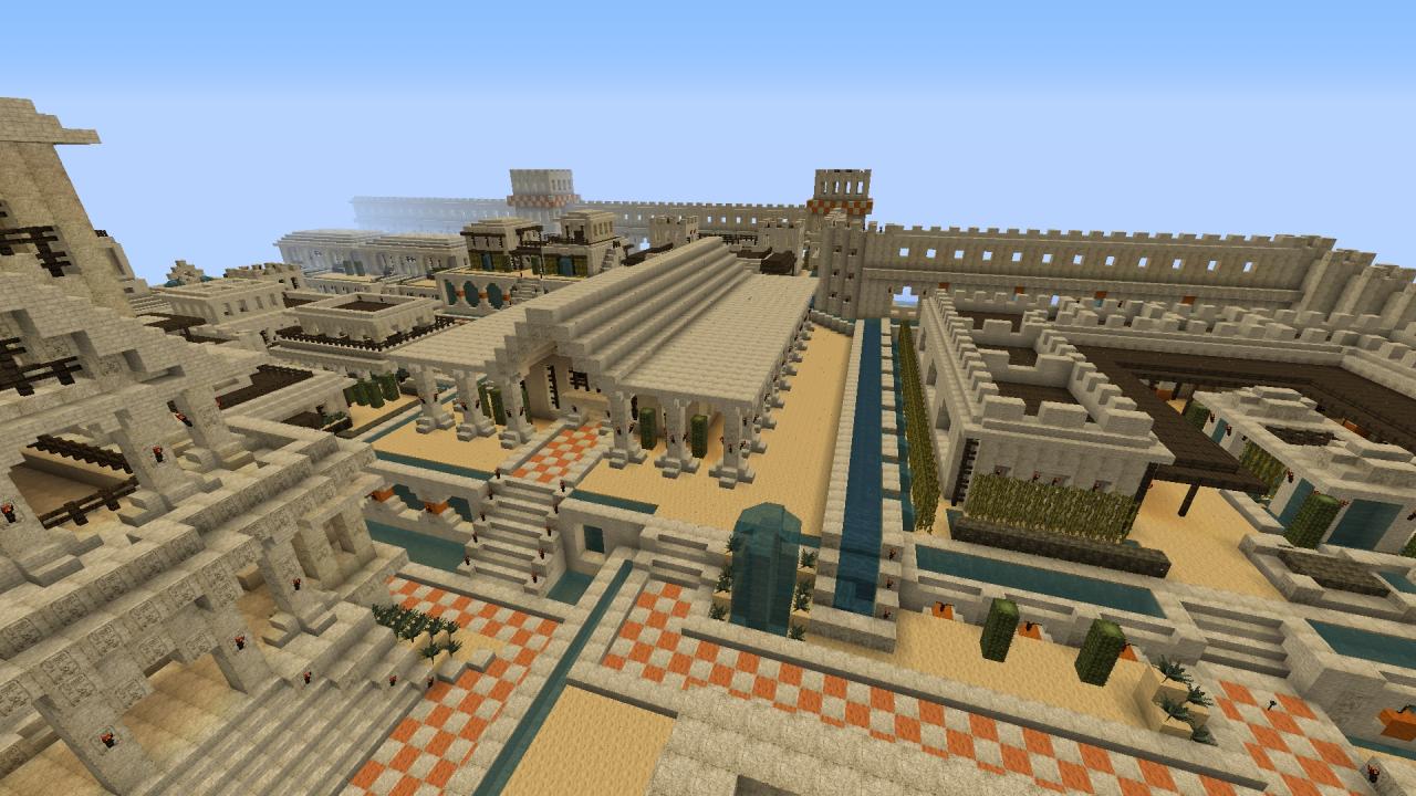 arabic style town Minecraft Map
