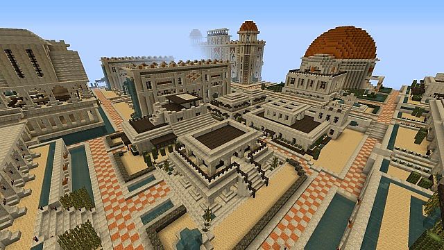 arabic style town Minecraft Map