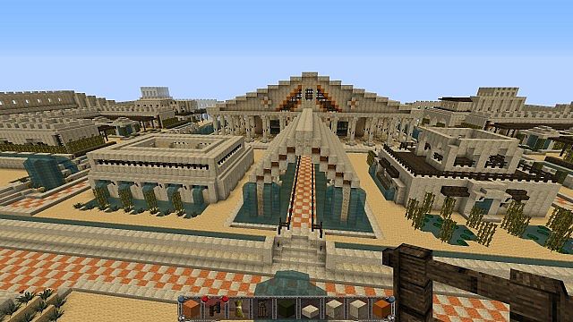 arabic style town Minecraft Map