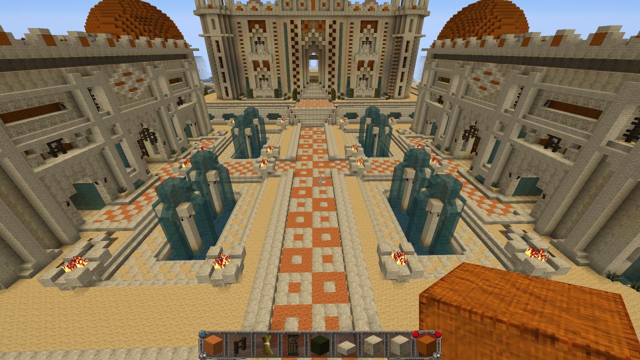arabic style town Minecraft Map