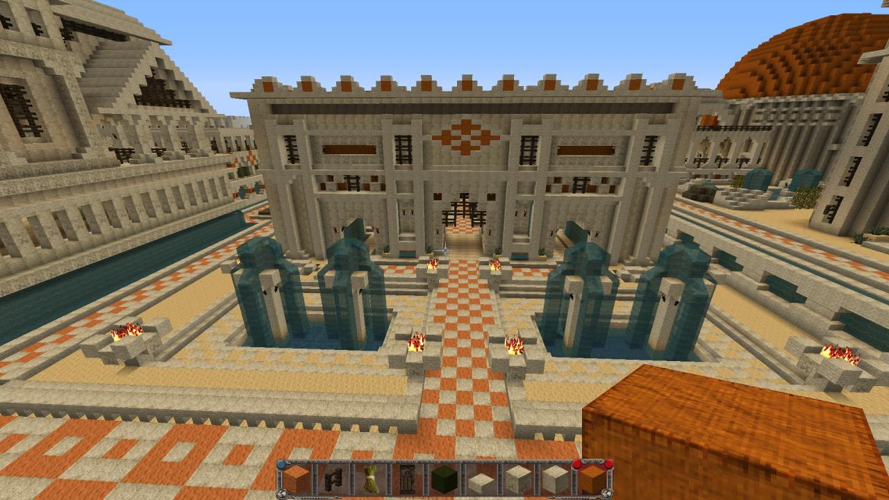 arabic style town Minecraft Map