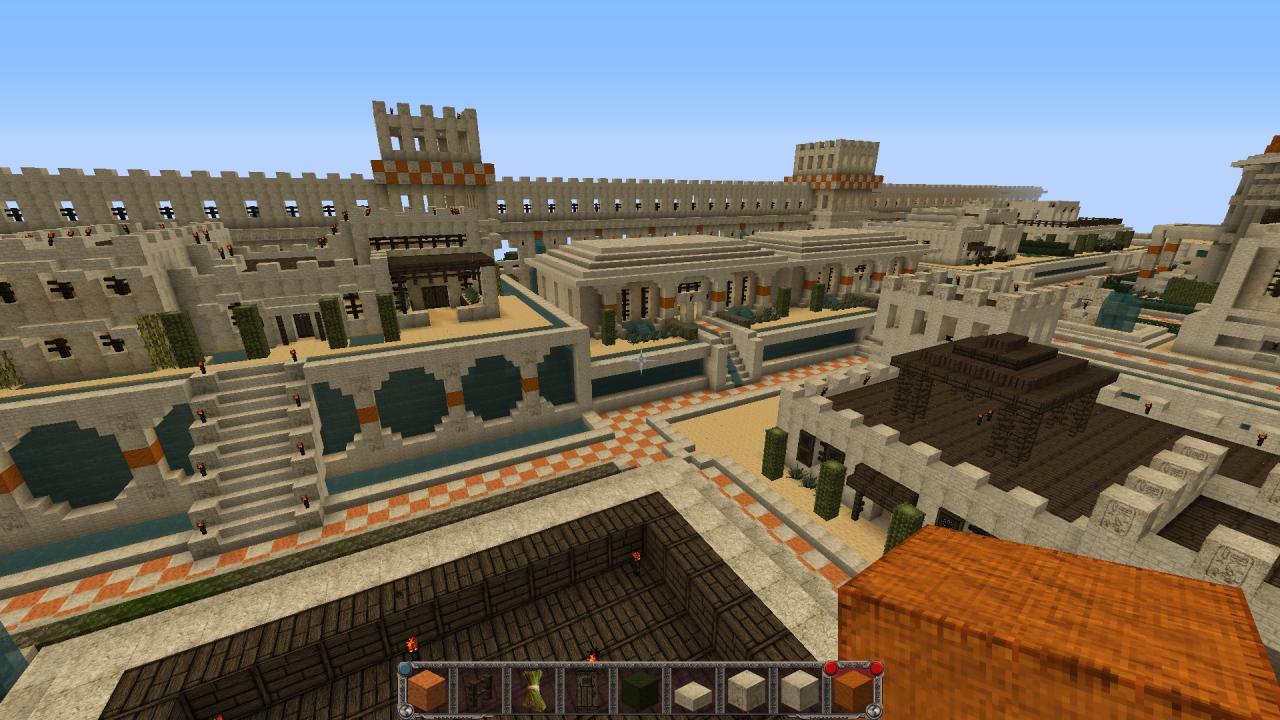arabic style town Minecraft Map