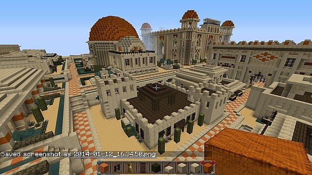 arabic style town Minecraft Map
