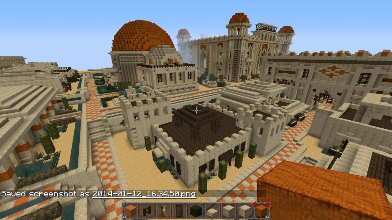 arabic style town Minecraft Map