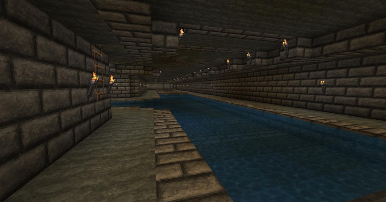 Civil buildings (inner city walls) Minecraft Map