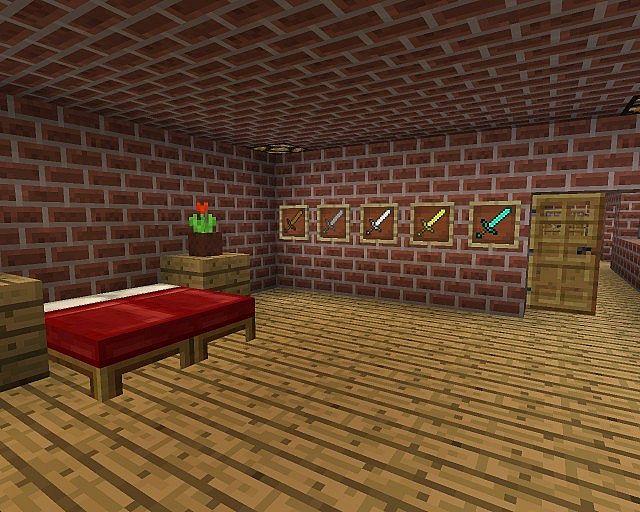 redstone house Minecraft Map