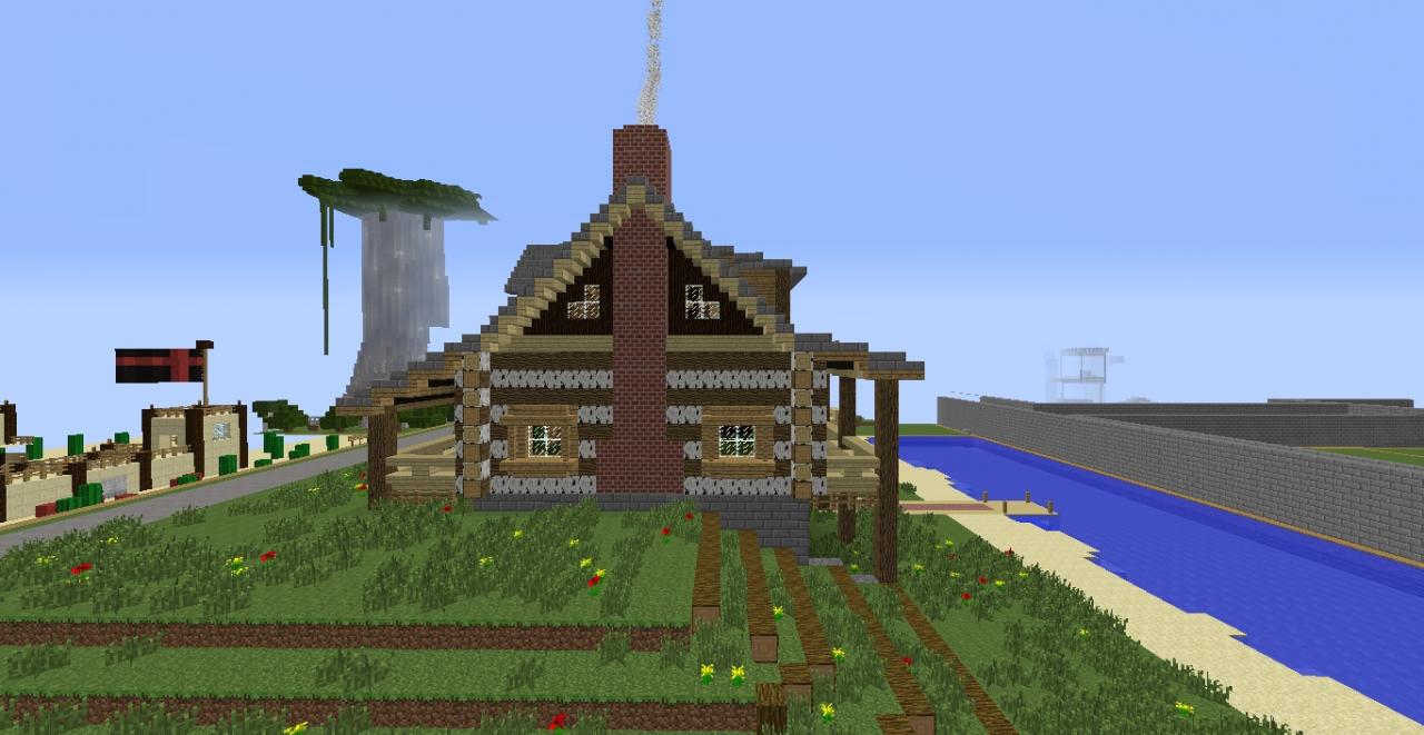Rustic Log Cabin Minecraft Map