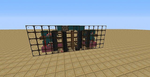 4x4 Piston Door Minecraft Map
