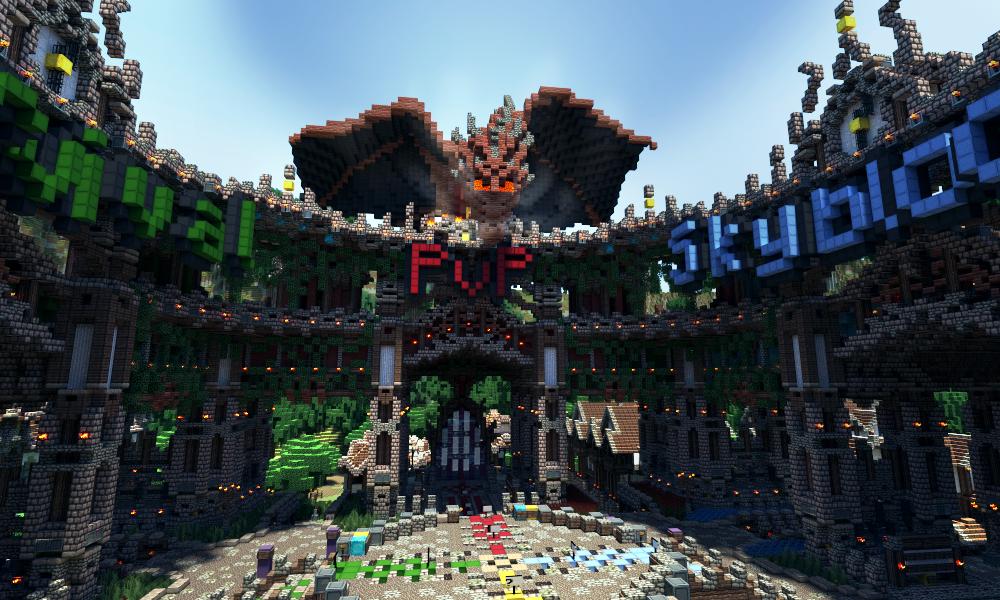 Spawn Hub Structure Minecraft Map