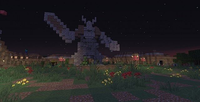 Flying Island : Orc Village Minecraft Map