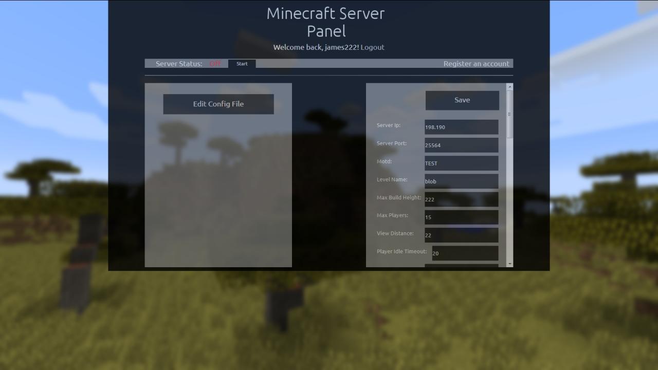 Minecraft Server Panel | Access your server from everywhere! Minecraft Mod