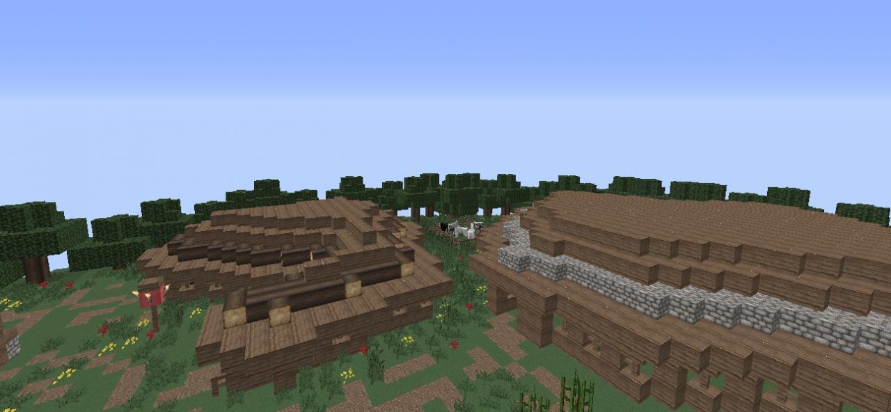 Flying Island : Orc Village Minecraft Map