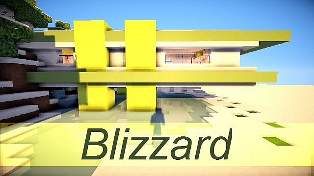 | Blizzard | Modern Winter House Minecraft Map