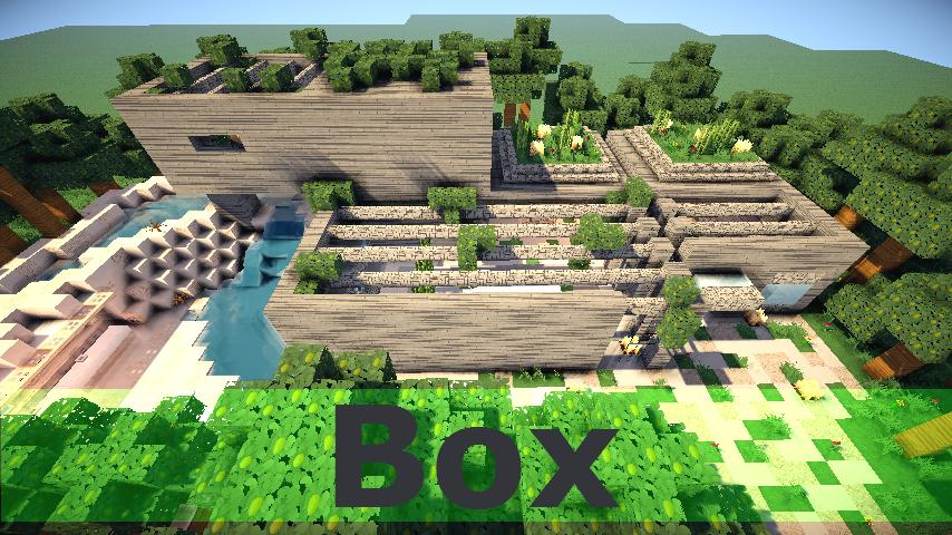 | Box | Modern Eco House Minecraft Map