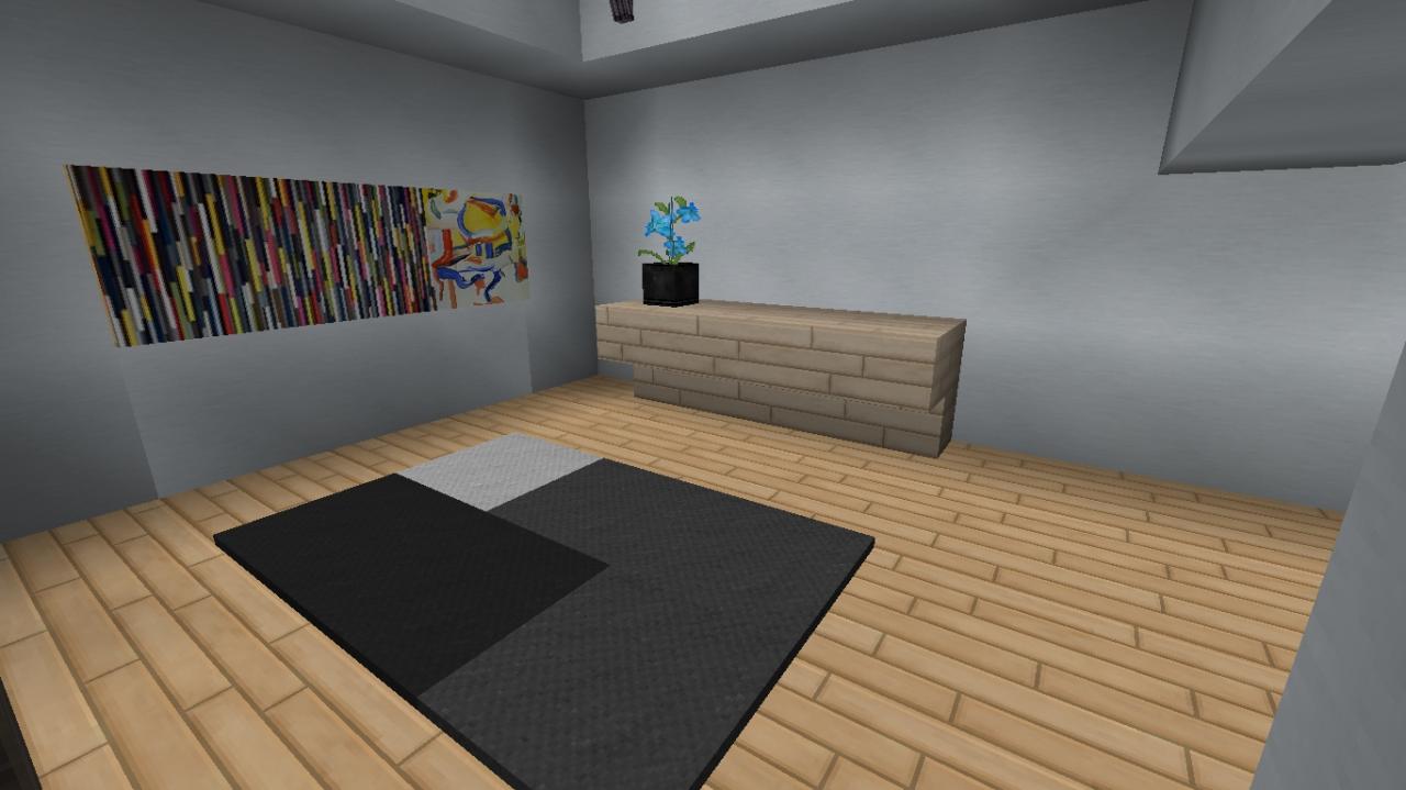 Modern Two-Story House Minecraft Map