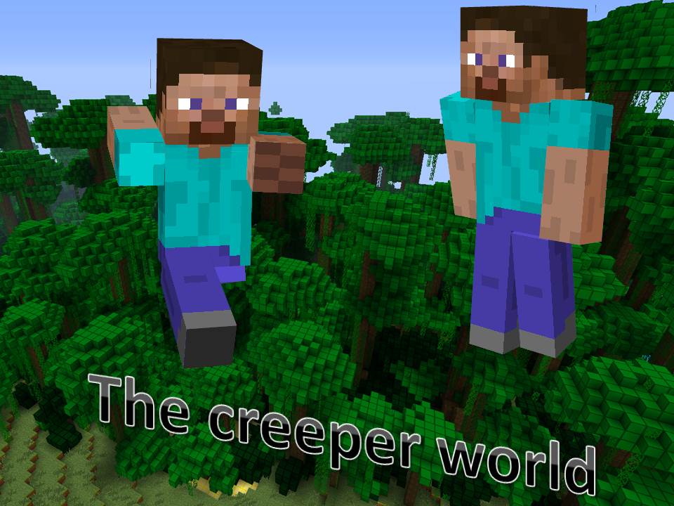 The creeper world Minecraft Texture Pack
