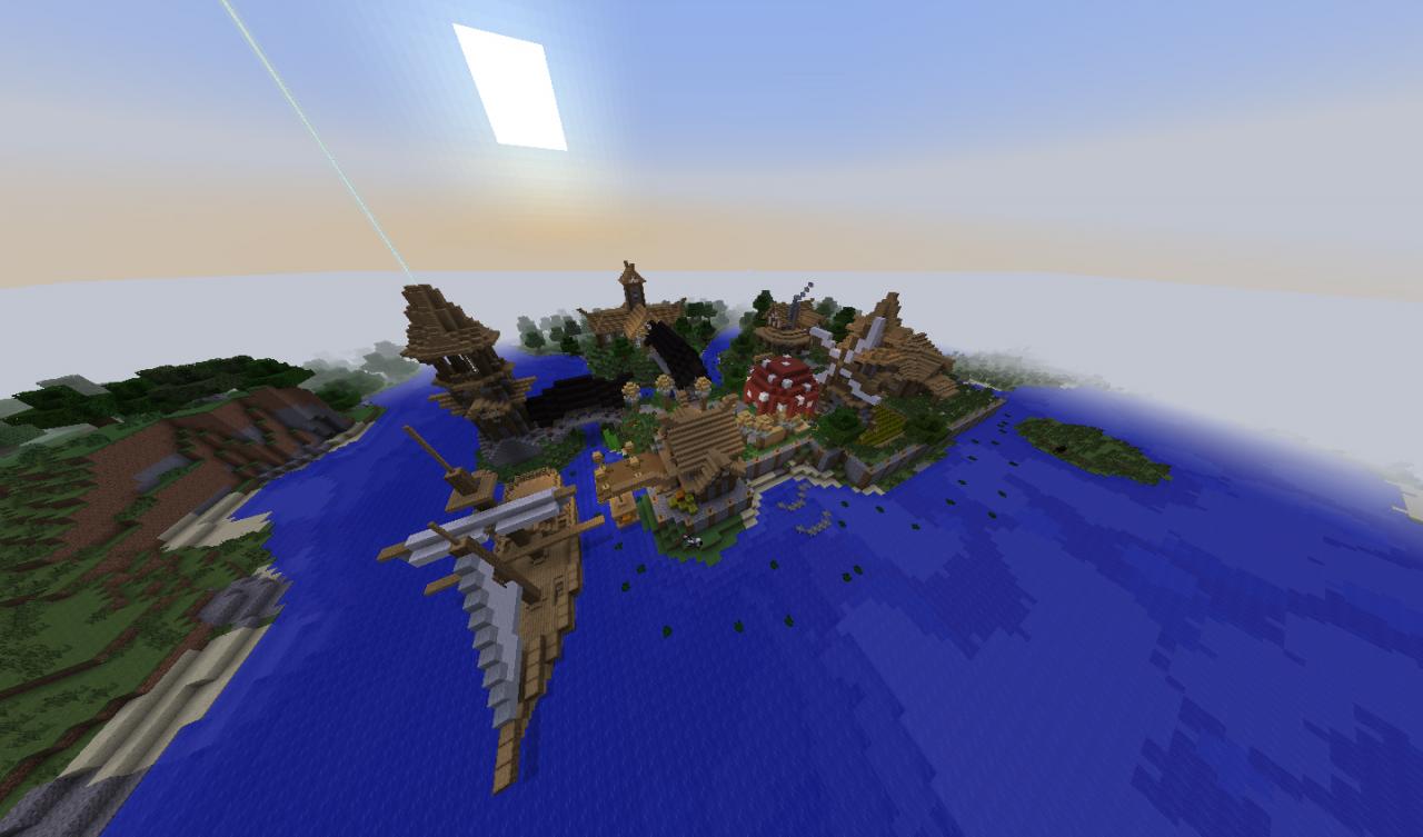 Medieval spawn Minecraft Map