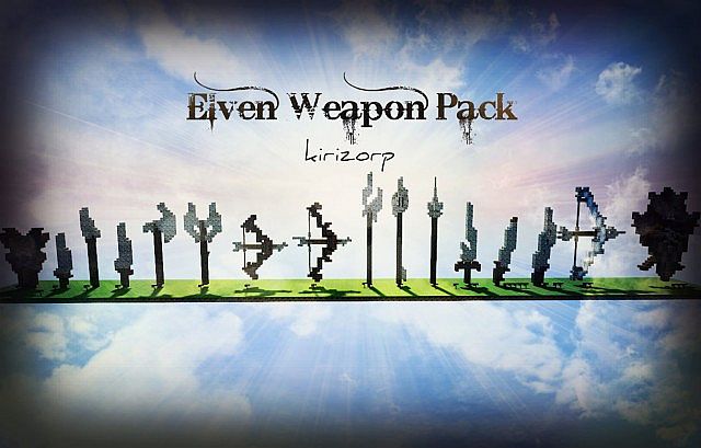 Elven Medieval Weapons Pack [Pop Reel]! Minecraft Map